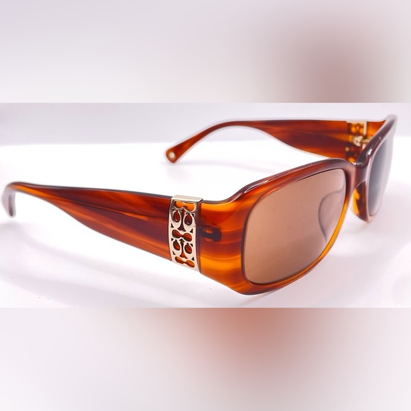 Coach | Accessories | Coach Bronwen Brown Oval Sunglasses Frames Only ...